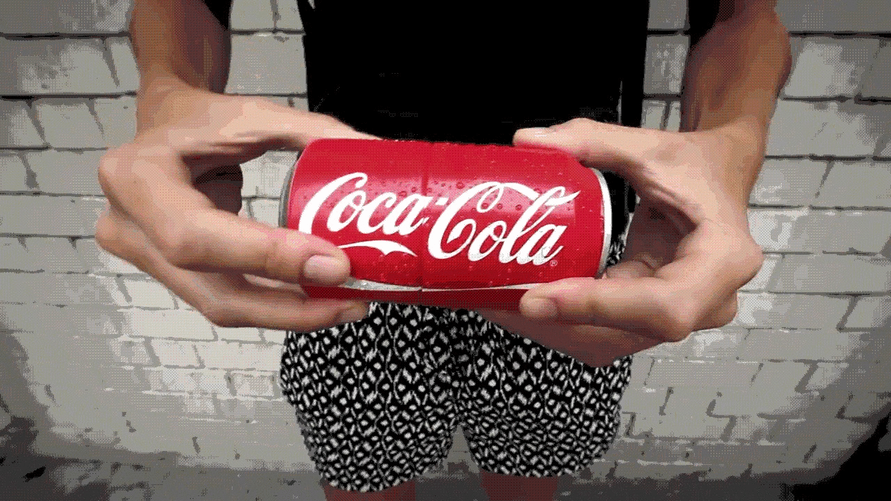 Coke’s Social Can Splits Into Two Before Your Eyes