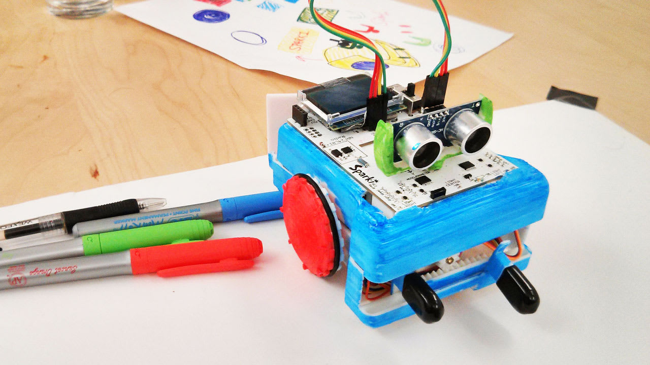 Kickstarting: A Sharpie-Wielding Robot That Teaches Kids To Program