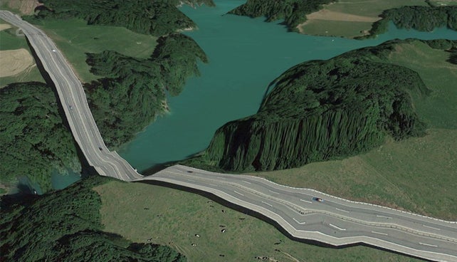 The Strange Art Of The Melting Bridges Of Google Earth