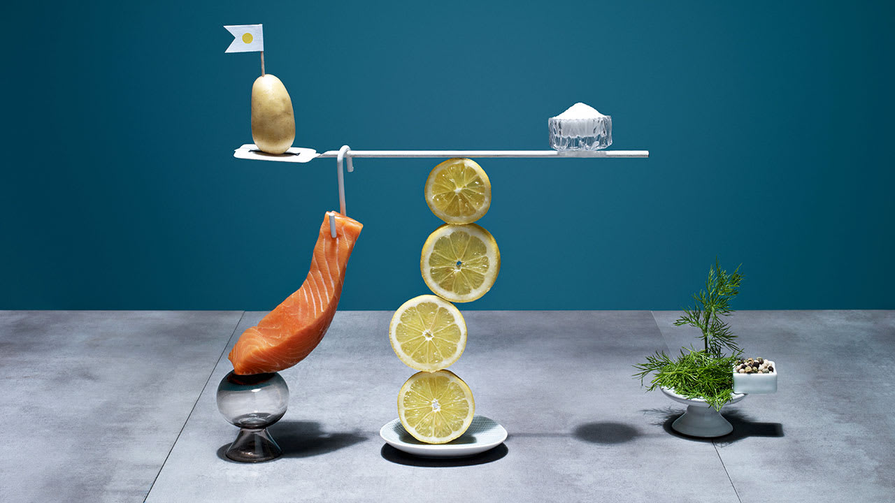 A Surreal Recipe “Book” Made Of Tenuously Balanced Ingredients