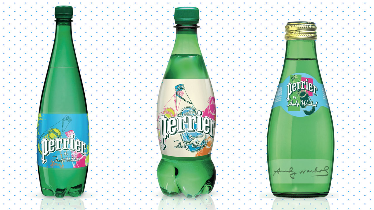 To Celebrate 150 Years, Perrier Re-Issues Warhol Designs