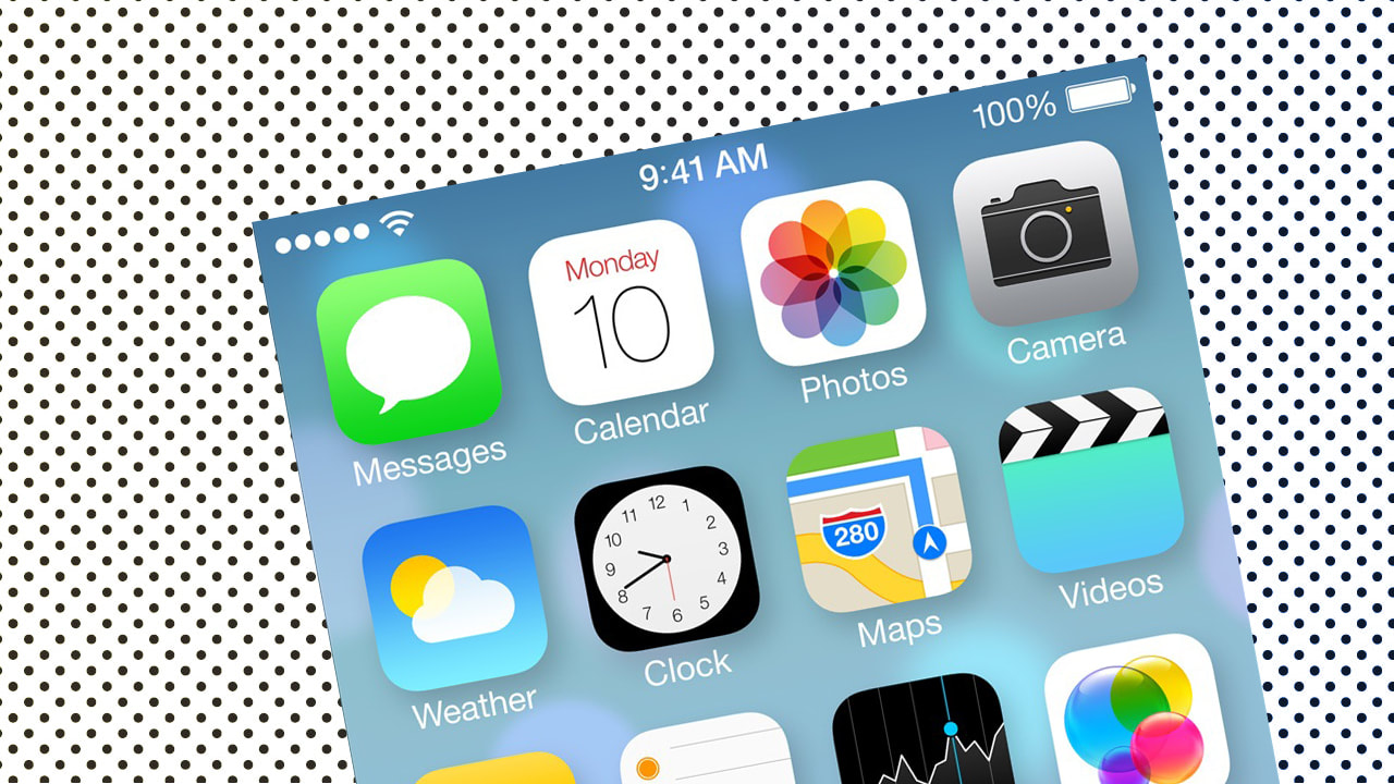 What 5 Dots In iOS 7 Reveal About A Decade Of Apple Design Strife