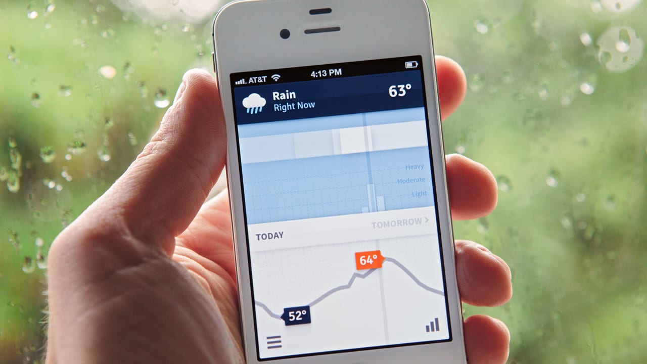 This iPhone App Reports The Weather As A Daily Infographic