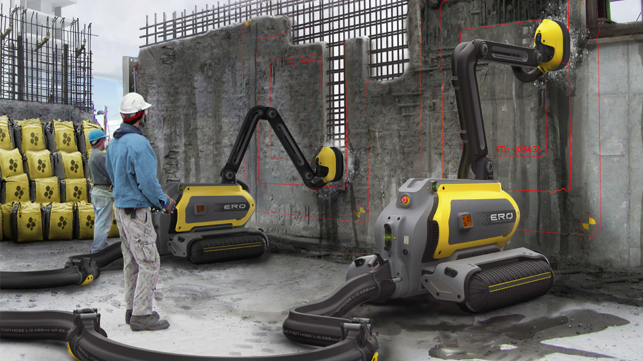 Recycling Robot Of The Future “Erases” Concrete Buildings