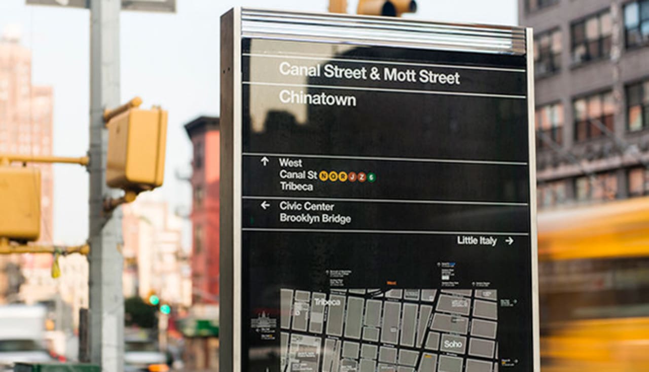 A New Wayfinding System Brings Maps To New York’s Pedestrians