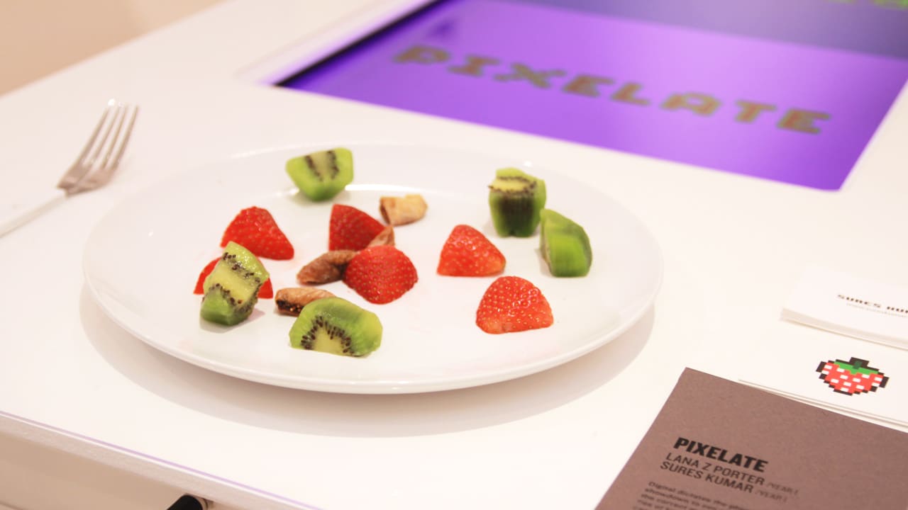 Kids Win This Videogame By Eating A Plate Of Fruit