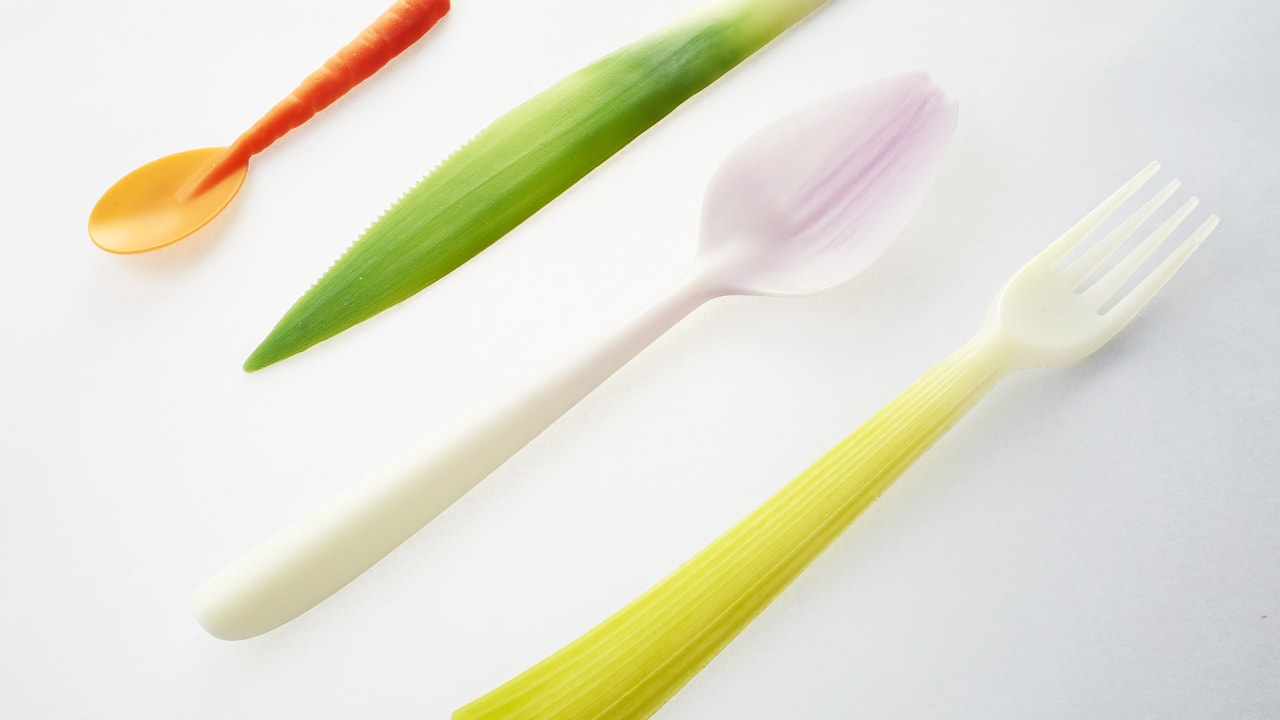 Biodegradable Utensils That Let You Eat (With) Your Vegetables
