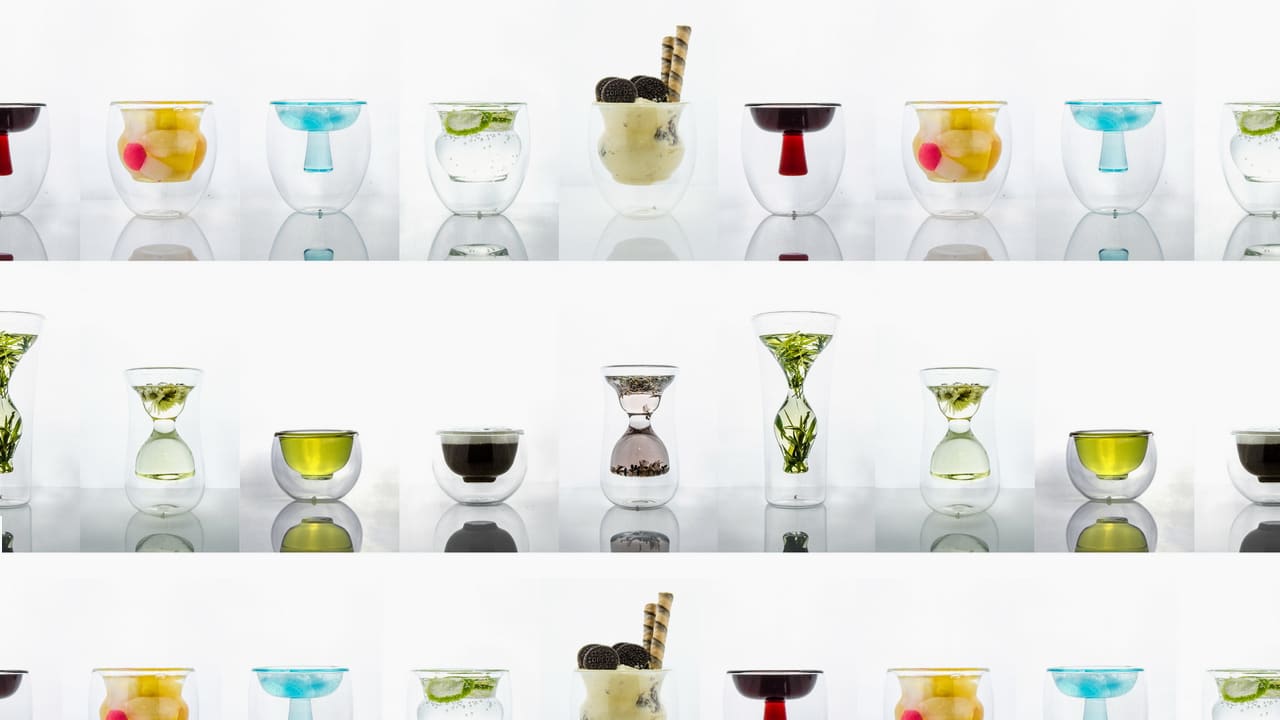 Glasses That Turn Your Cocktail Into Conceptual Art