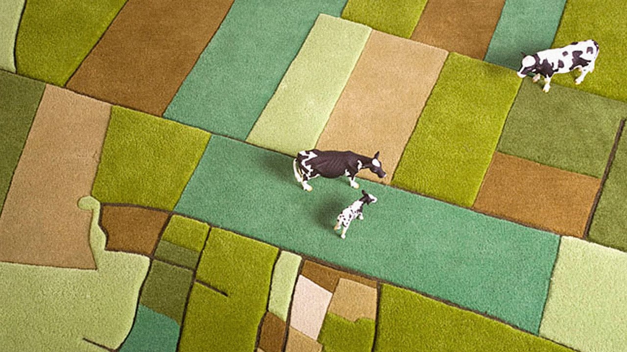 Satellite Photography Turned Into Charming Rugs