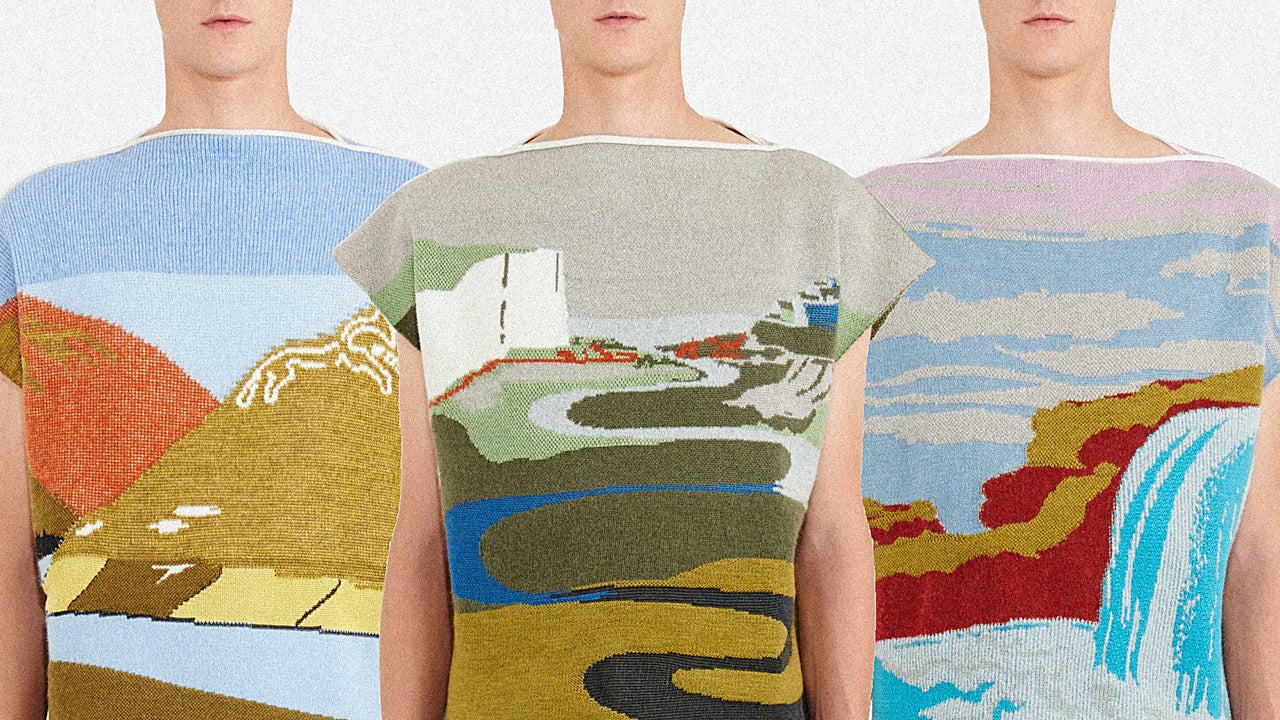 Beautiful Knit Tops Of Landscapes, Inspired By Textile Artist John All