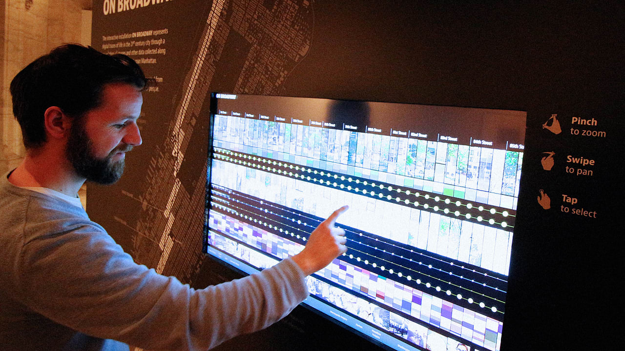 Massive Data Visualization Brings NYC’s Busiest Street To Life