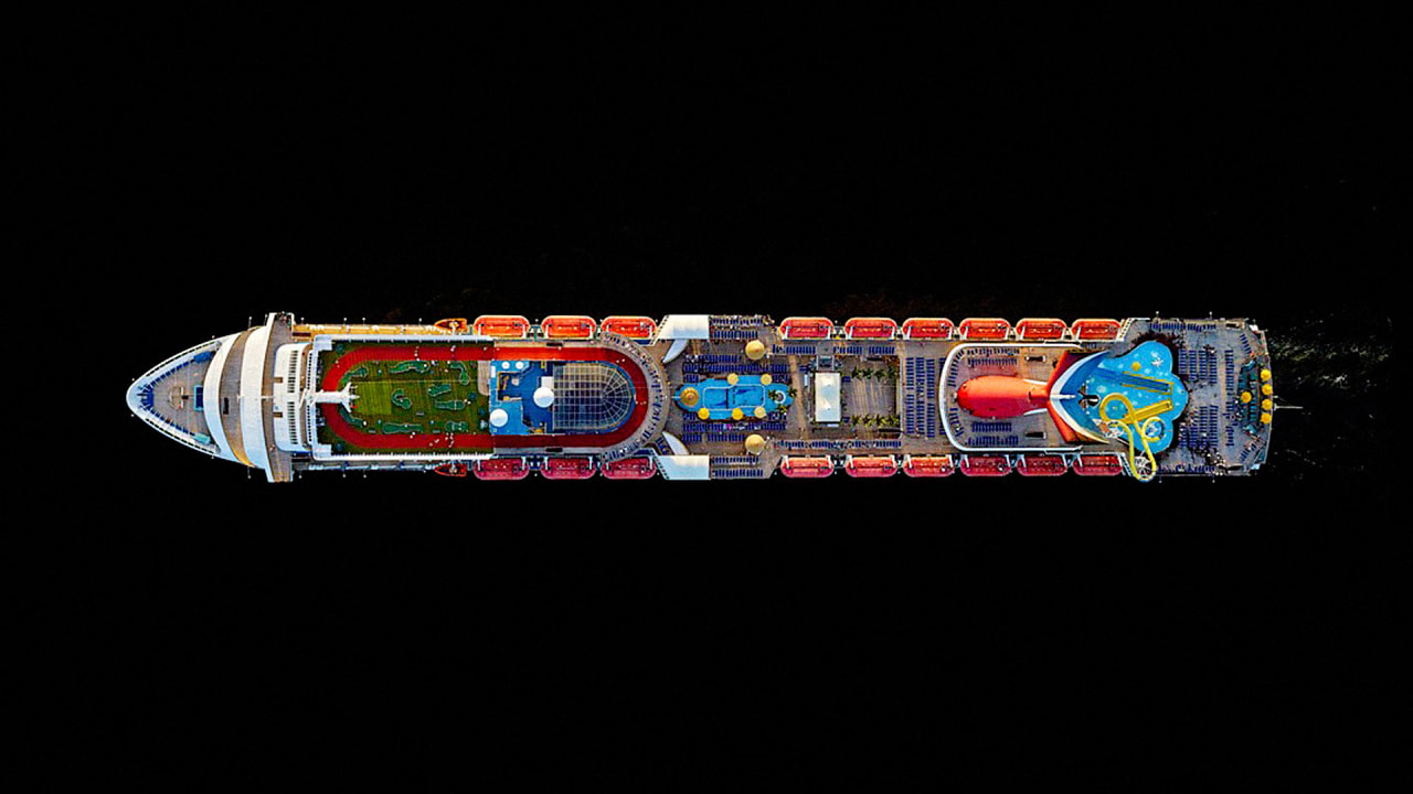 Incredible Aerial Photos Of Cruise Ships Look Like Alien Space Yachts