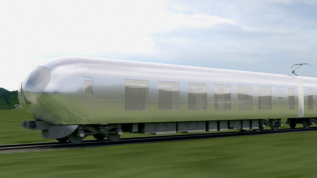 Japan’s Newest Train Design Will Be Practically Invisible