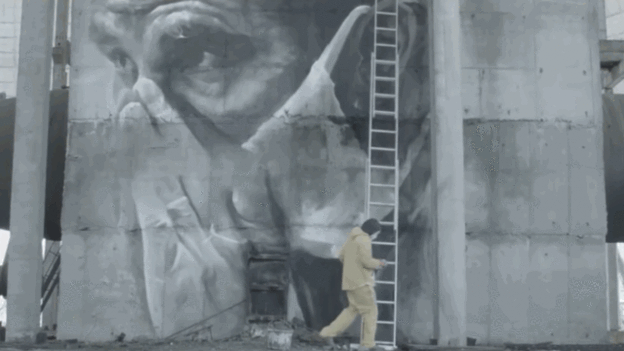 Painting A Mural Inside Chernobyl’s Reactor No. 5