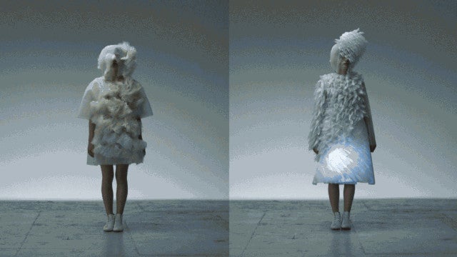 These Hypnotic Dresses Respond To Ambivalence