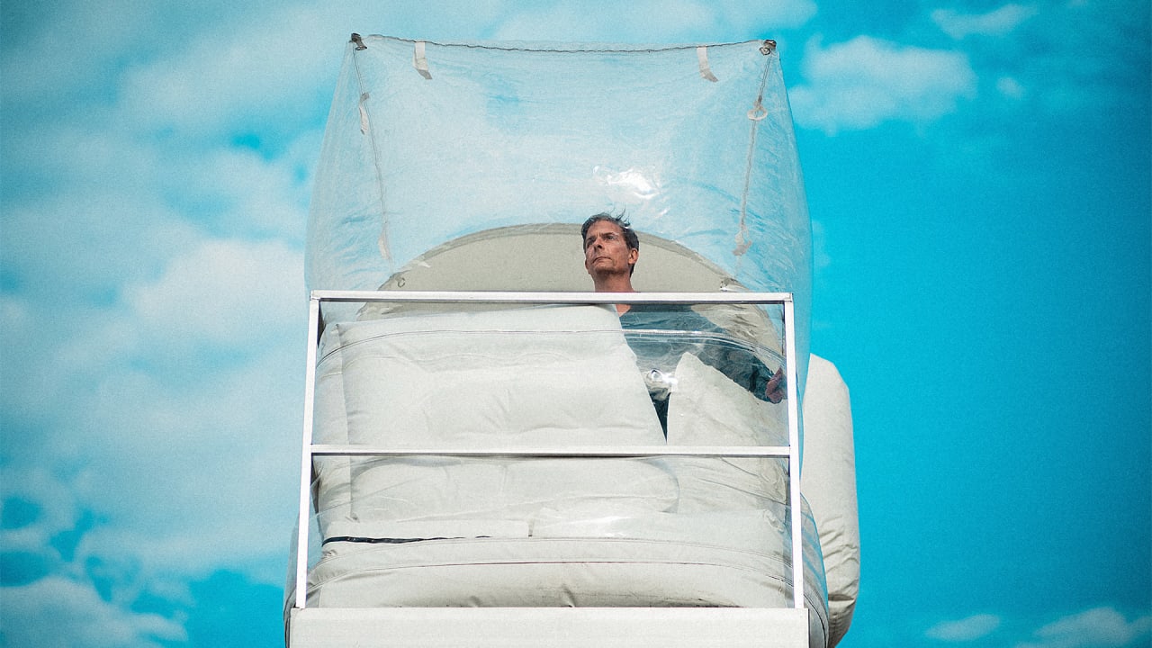 Brooklyn's Latest High-Rise? An Inflatable Hotel Room On A Scissor Lif