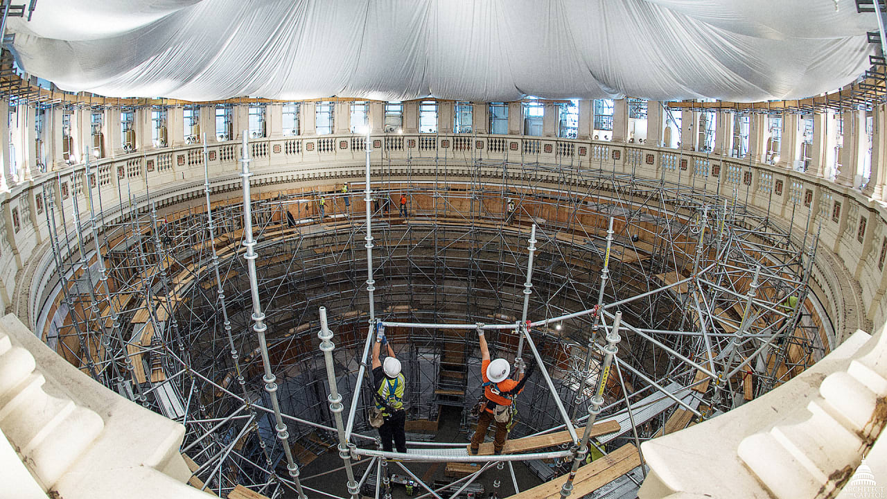 The Beautiful, Painstaking Restoration Of The U.S. Capitol