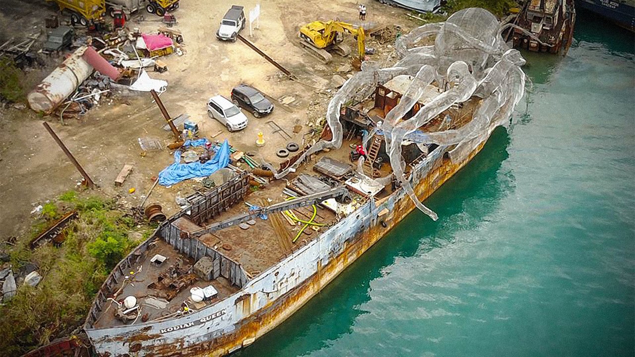 This Gigantic Art Octopus Is The Key To A Coral Reef Revival