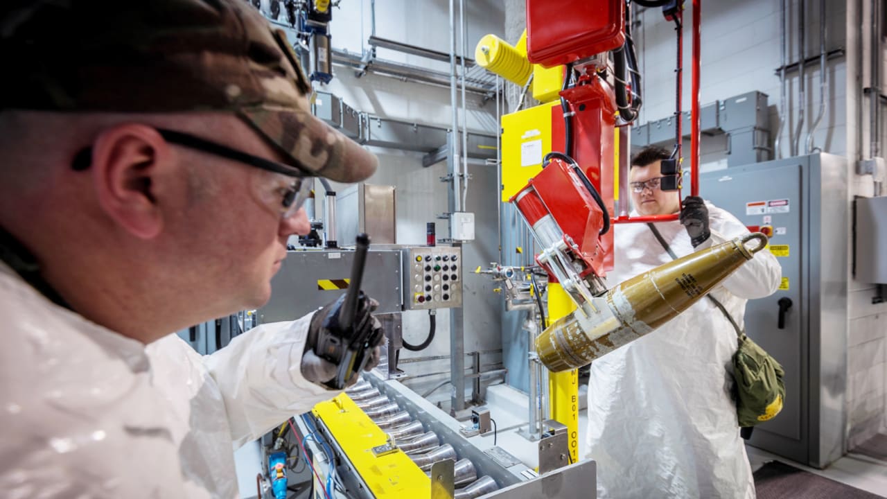 To Safely Dispose Of Chemical Weapons, The U.S. Army Has Developed Som