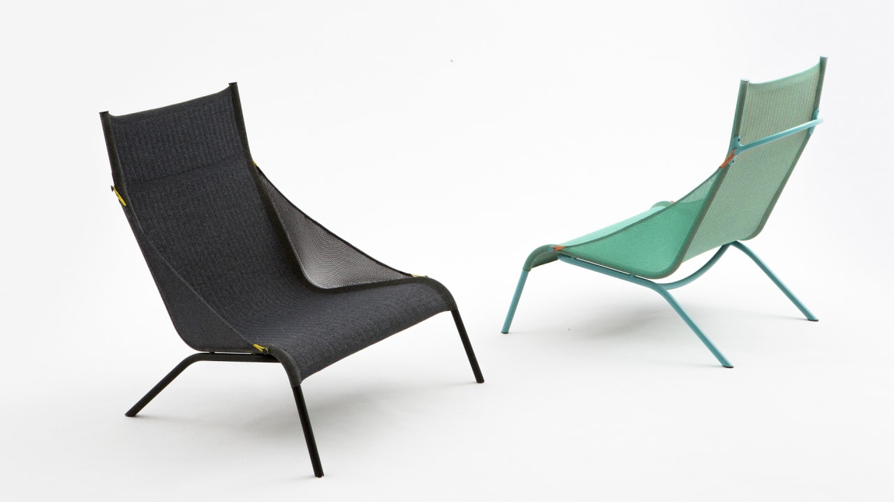 This 3D-Knit Chair Is Made From A Single Piece Of Technical Fabric