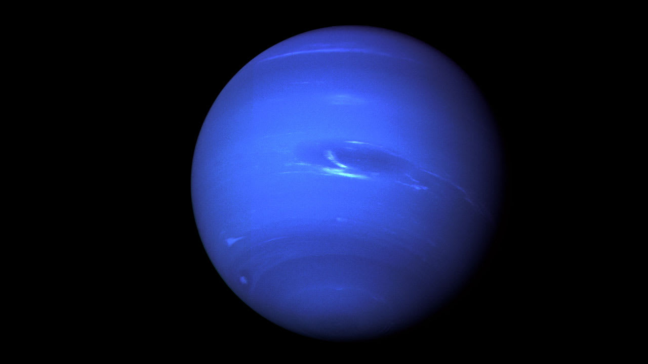 There’s a storm nearly the size of Earth raging on Neptune right now