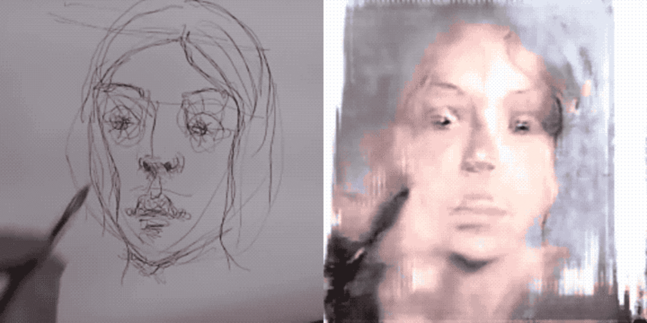 Watch This AI Paint Portraits Alongside A Real Artist
