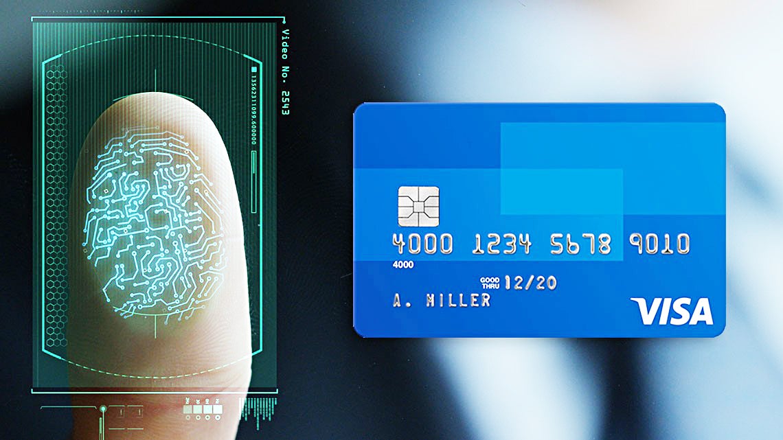 Pay by fingerprint? Visa’s new card makes it possible
