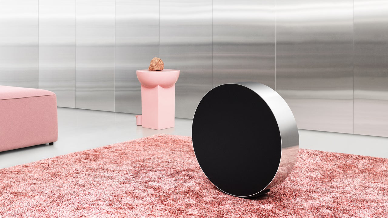 Bang & Olufsen's Beosound Edge speaker is a big volume knob