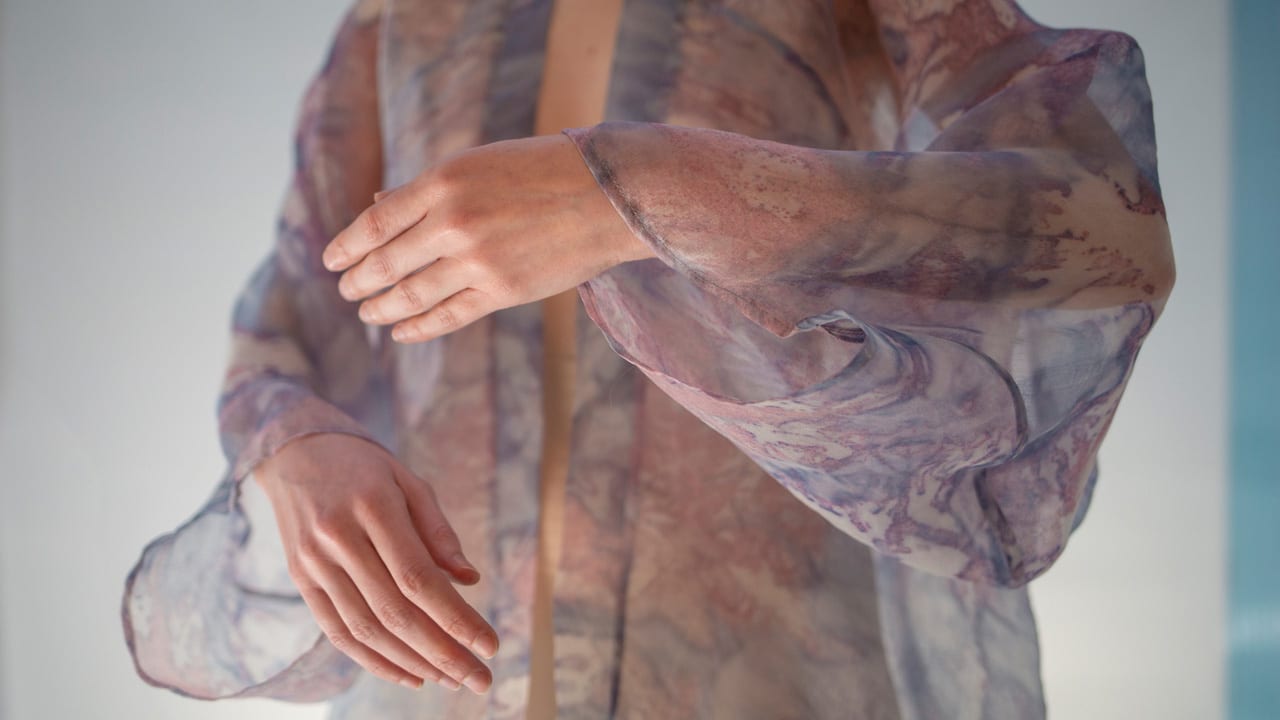 These gorgeous colors come from dye made by bacteria