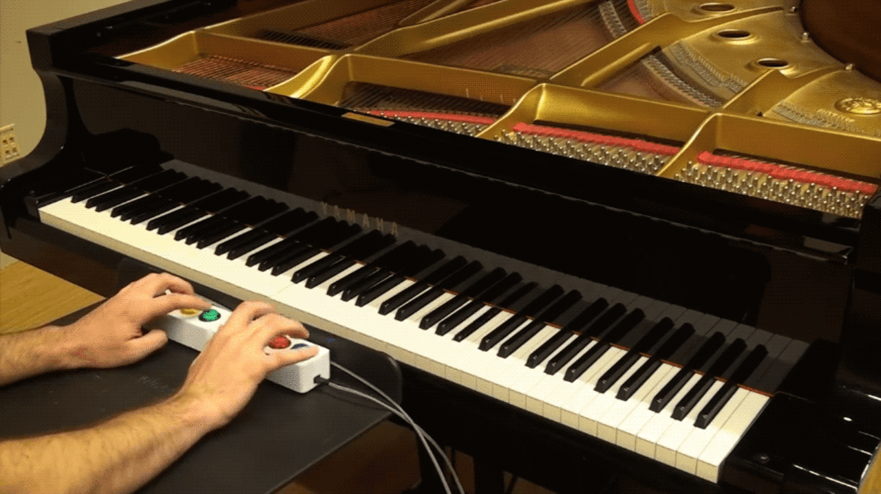 Google created an AI-powered piano version of Guitar Hero