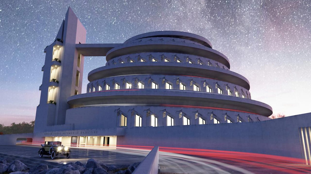 Frank Lloyd Wright’s unbuilt or demolished buildings in 3D
