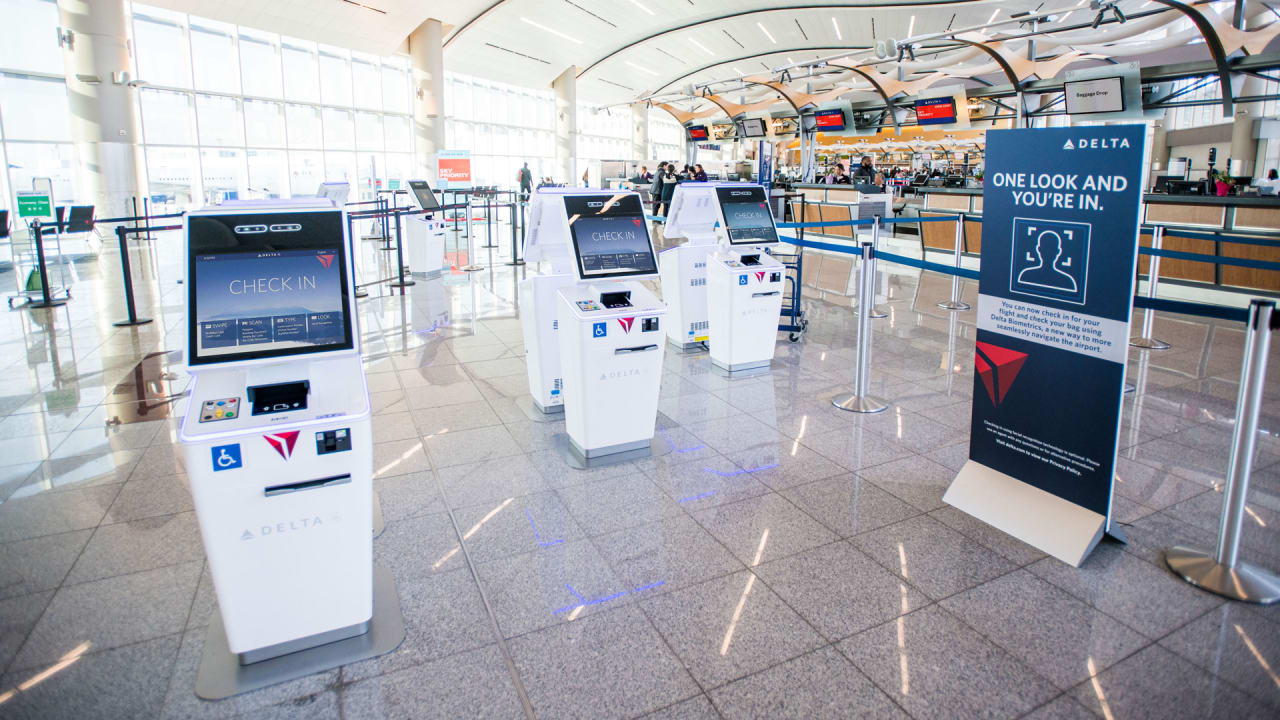 Here's a look at Delta Air Lines' all-seeing, face-scanning, biometric