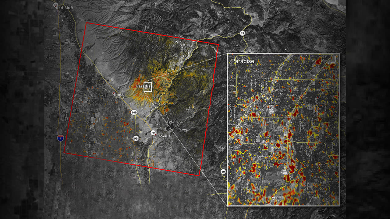 All the damage from California’s Camp Fire in one devastating NASA ima