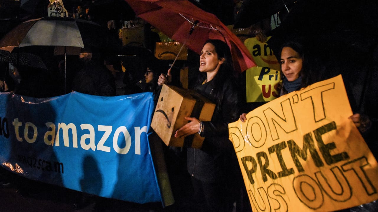 Amazon HQ2 resistance in Virginia, Nashville, and New York