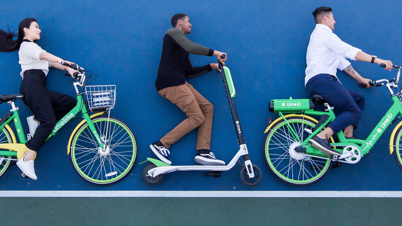 Google Maps now includes Lime bikes and scooters