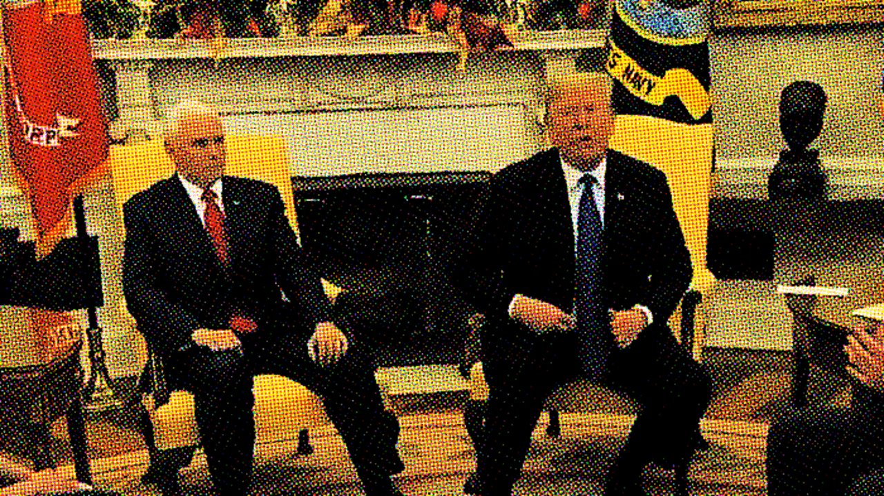 Watch Donald Trump, Chuck Schumer, and Nancy Pelosi in heated exchange