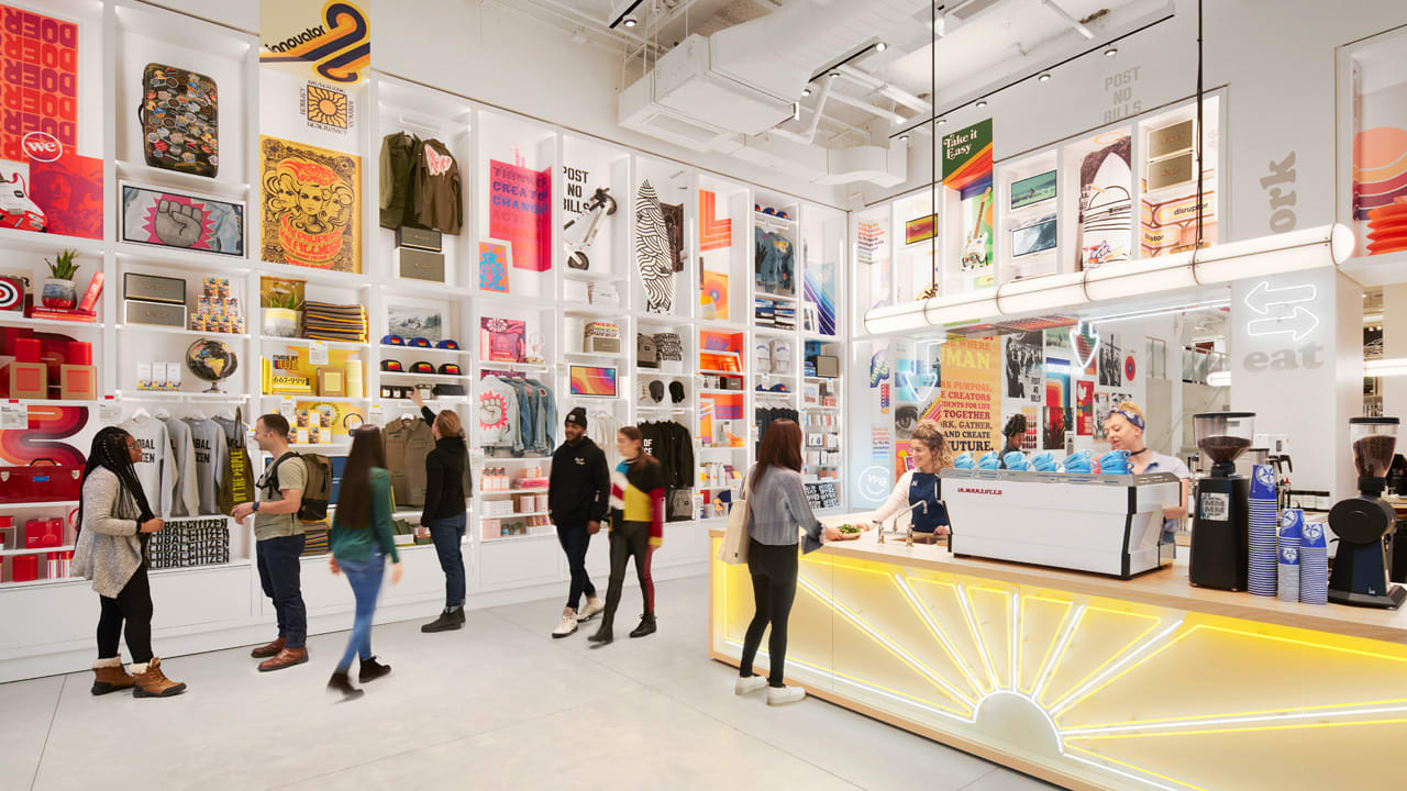 WeWork opens its first public retail store with desk rentals