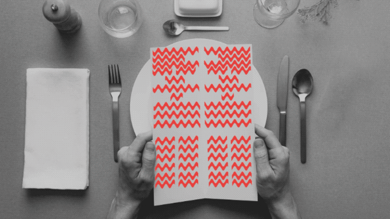 Why restaurants have illegible menus