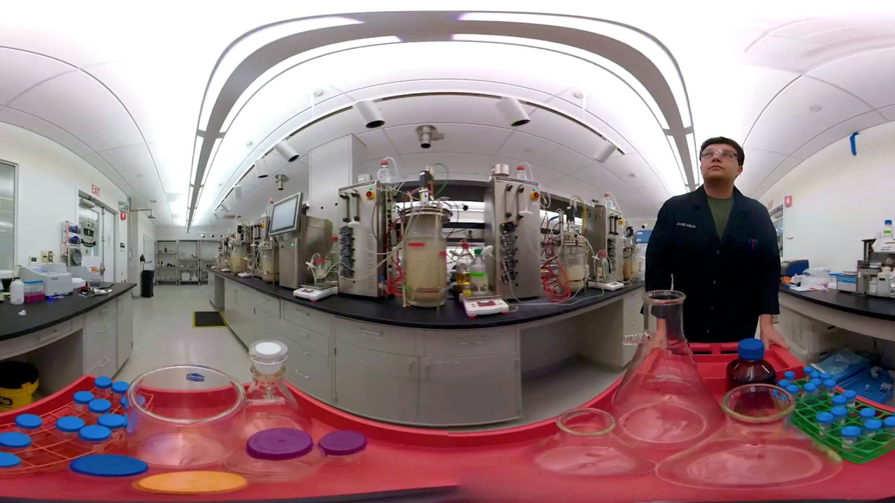 A 360-degree tour of Modern Meadow's leather-making lab