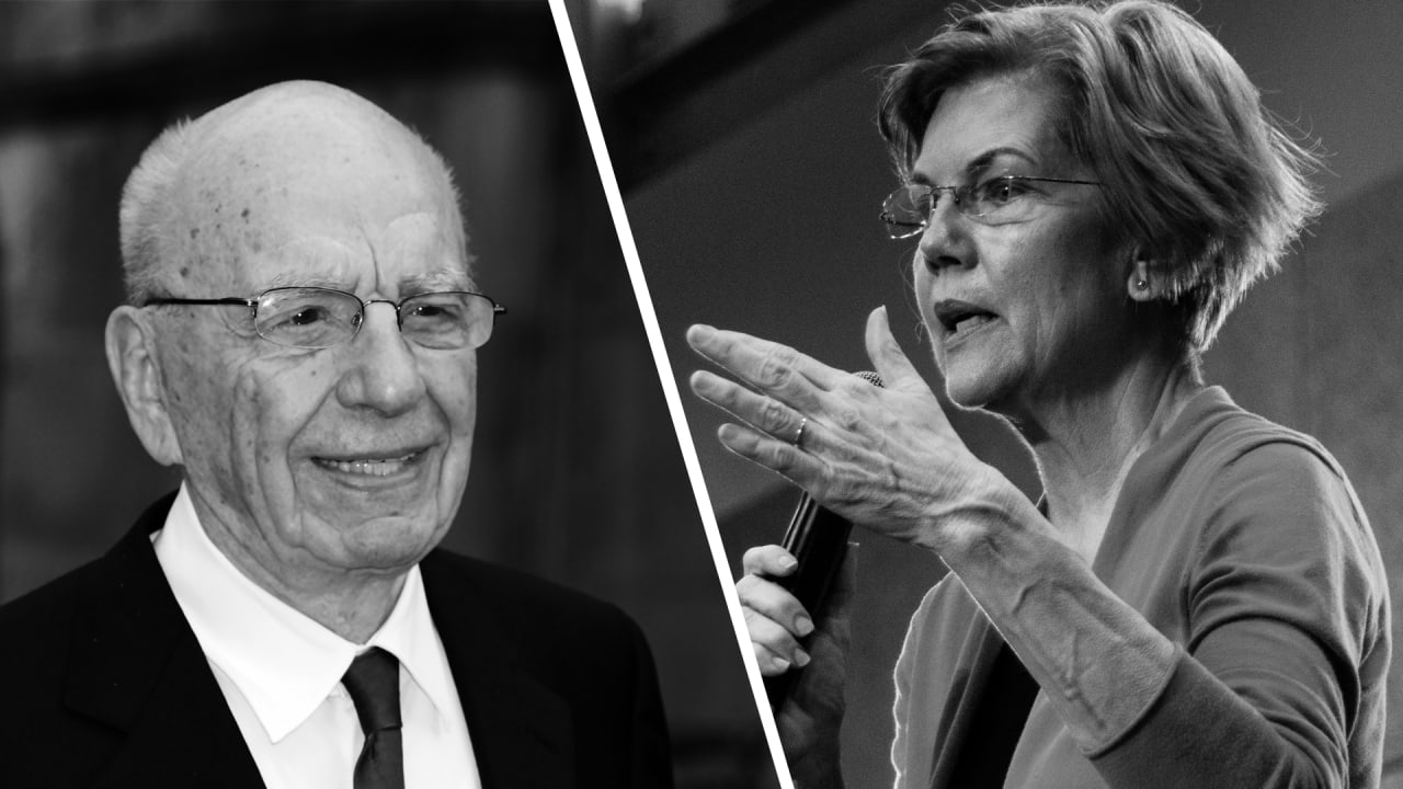 Rupert Murdoch and Elizabeth Warren have a common goal in breaking up