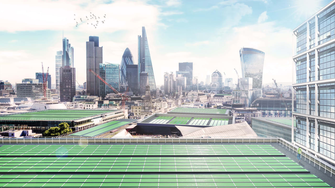 These "biosolar panels" suck up CO2 to grow edible algae