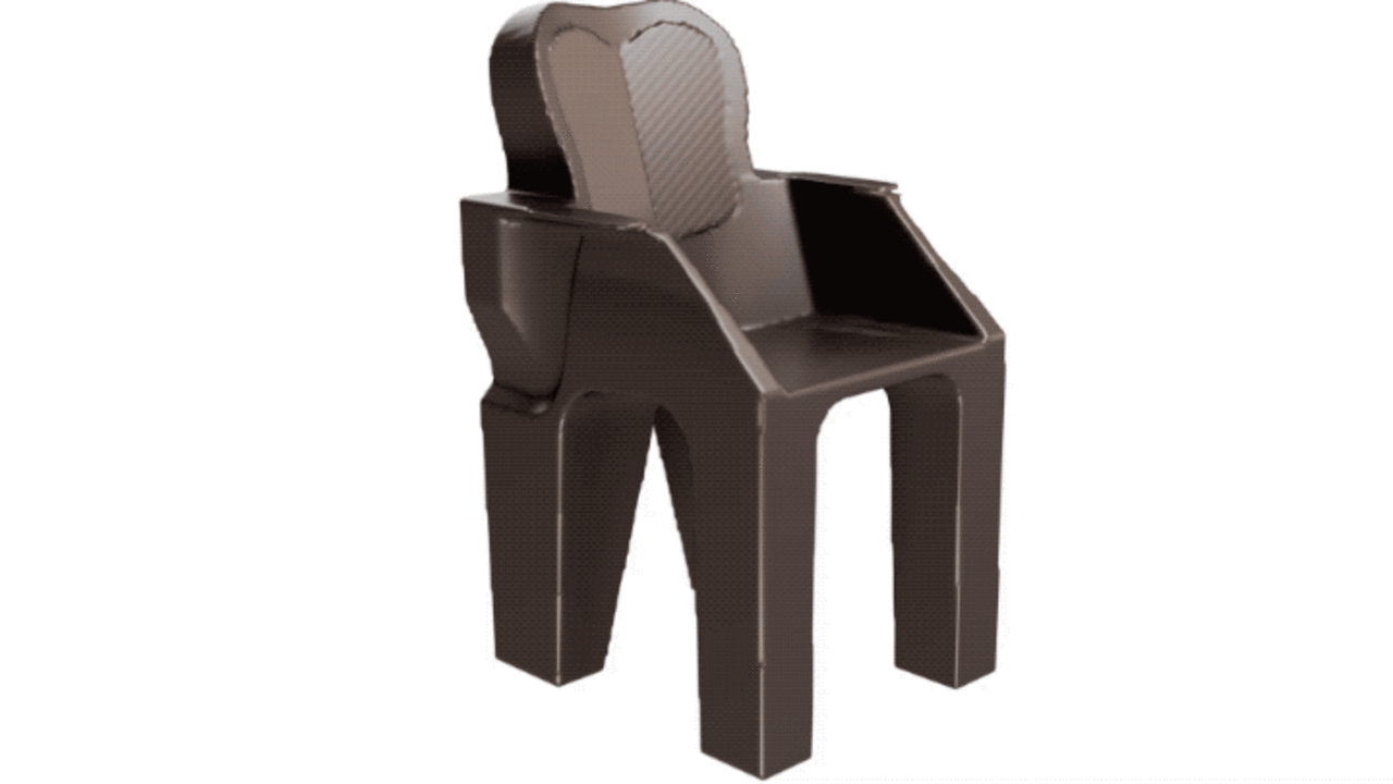 This is first commercial chair made using generative design