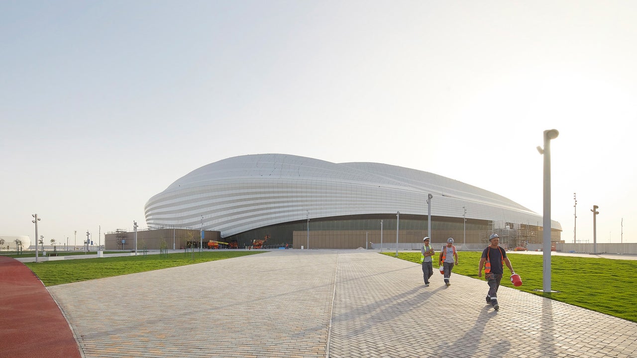 Zaha Hadid's Al Janoub stadium opens in Al Wakrah, Qatar