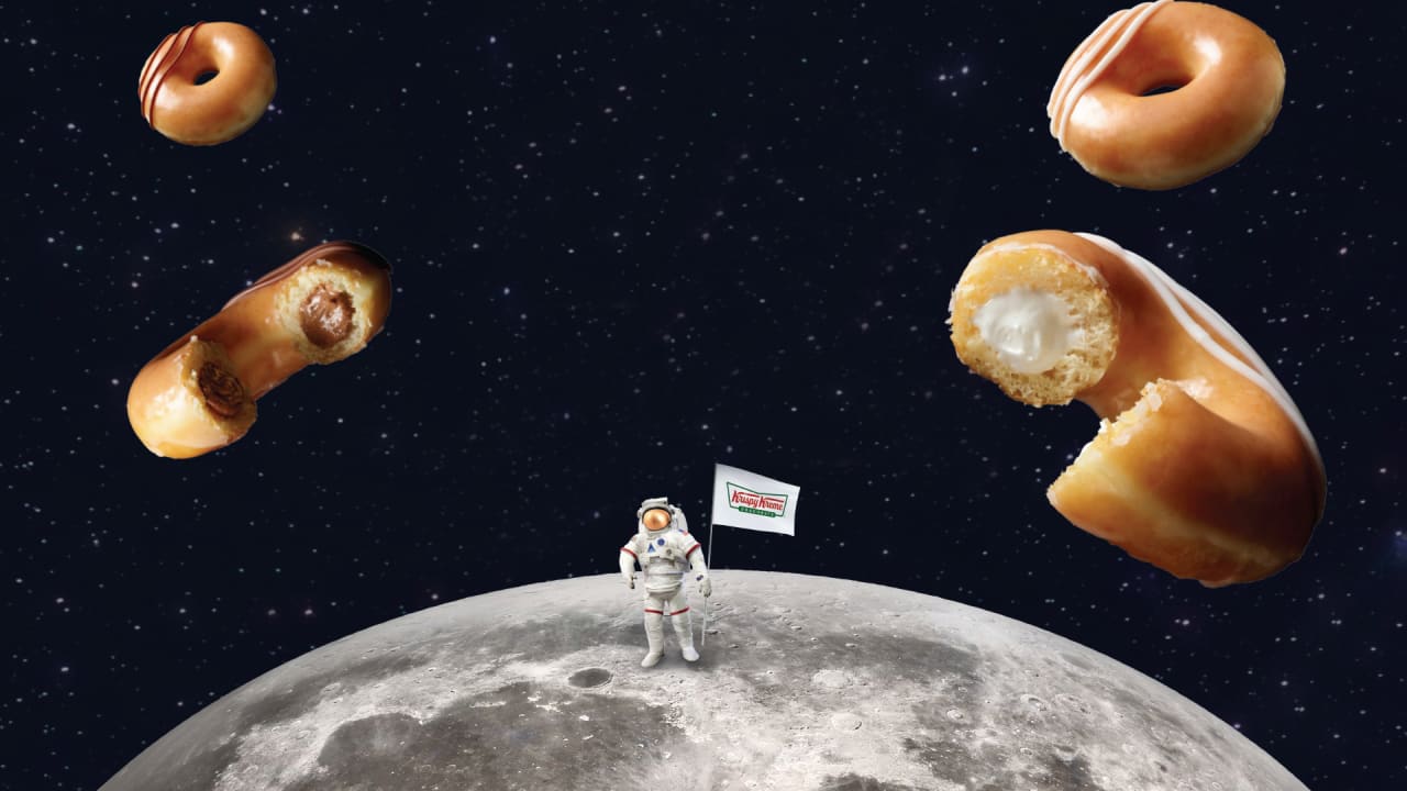 How to get a free Krispy Kreme Moon-landing donut today