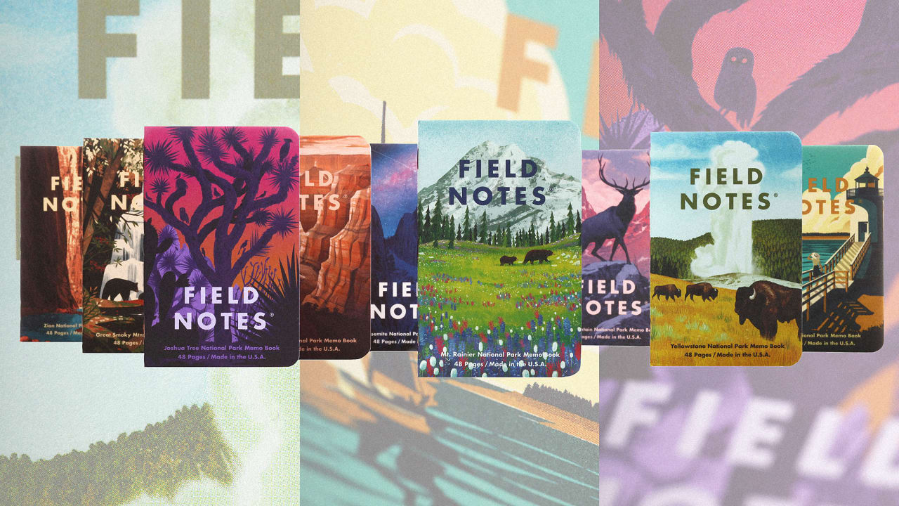 The new Field Notes feature paintings of our national parks