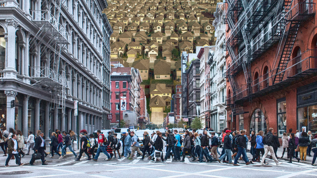 Walkable urban places are more popular than suburbs