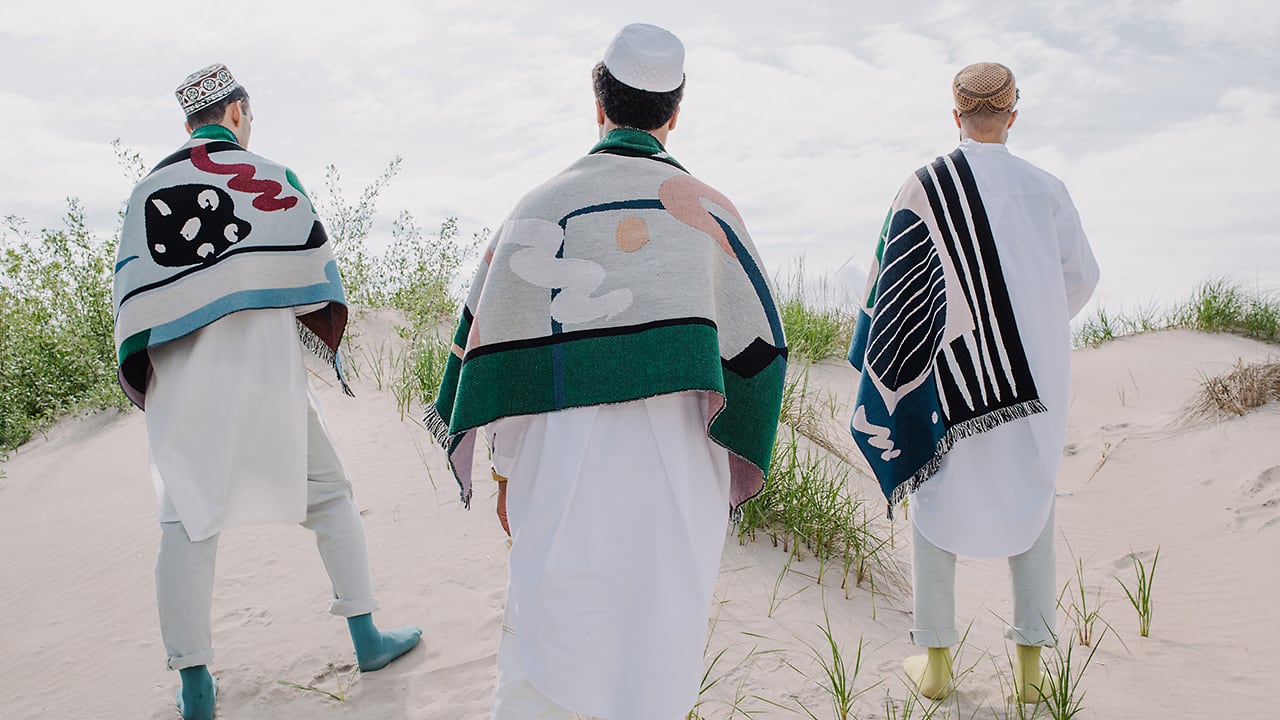 Niyya's prayer mats combine Islamic tradition and contemporary design