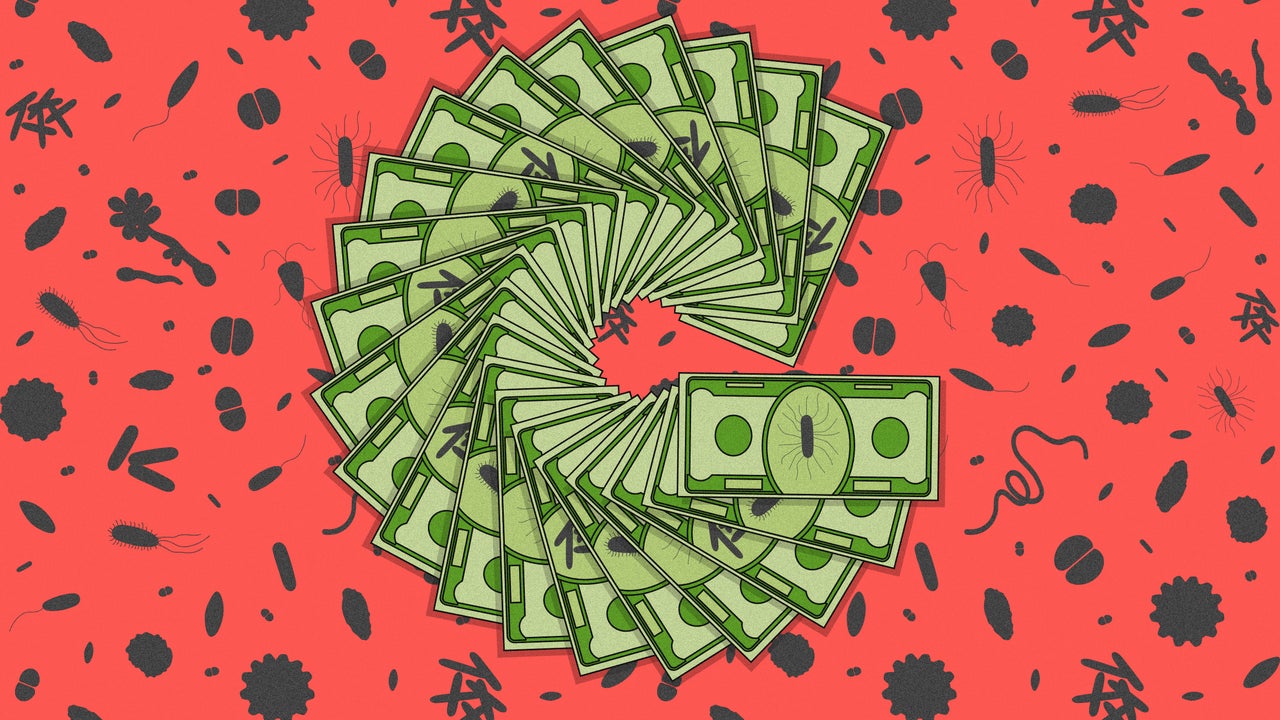 Modern money is crawling with nasty bacteria