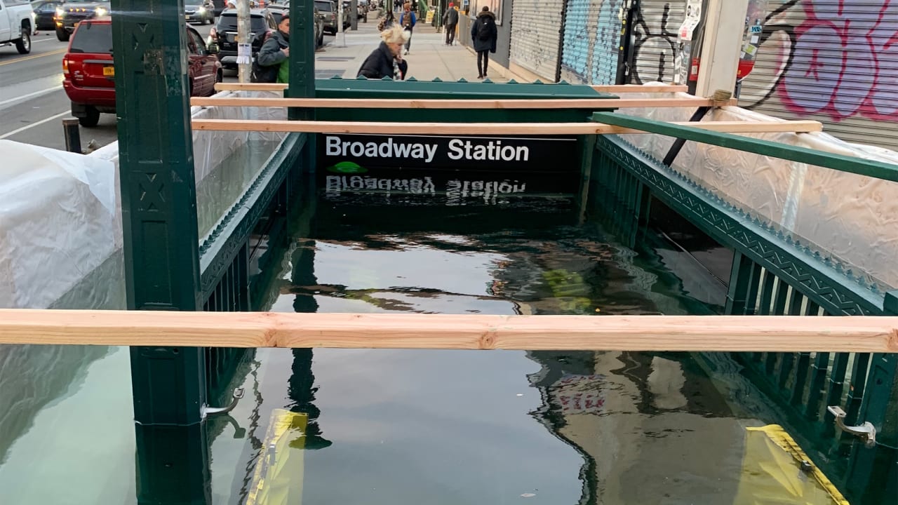 New York is flooding its subway stations to better prepare for climate