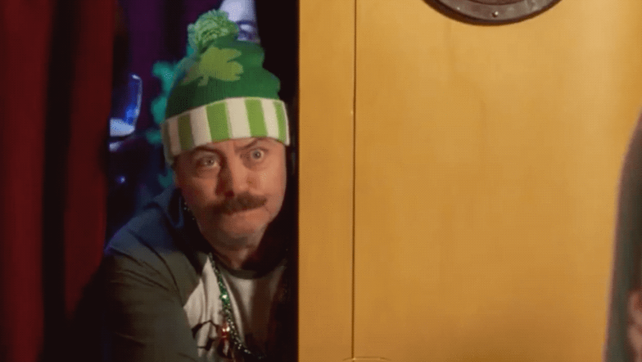 Nick Offerman's Guinness dream came true for St. Patrick's Day